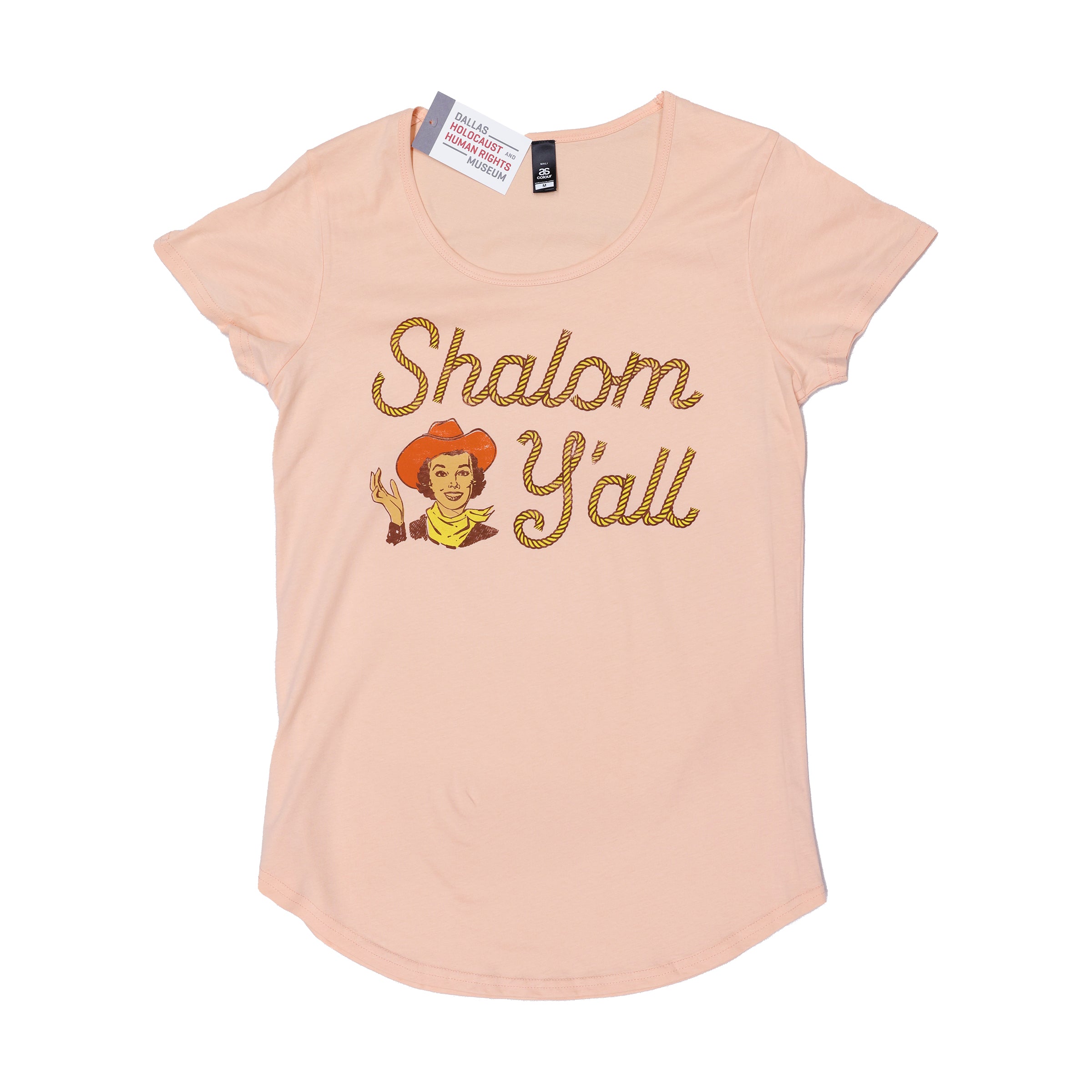 Shalom Y'all Womens Cut Tee – Dallas Holocaust and Human Rights Museum